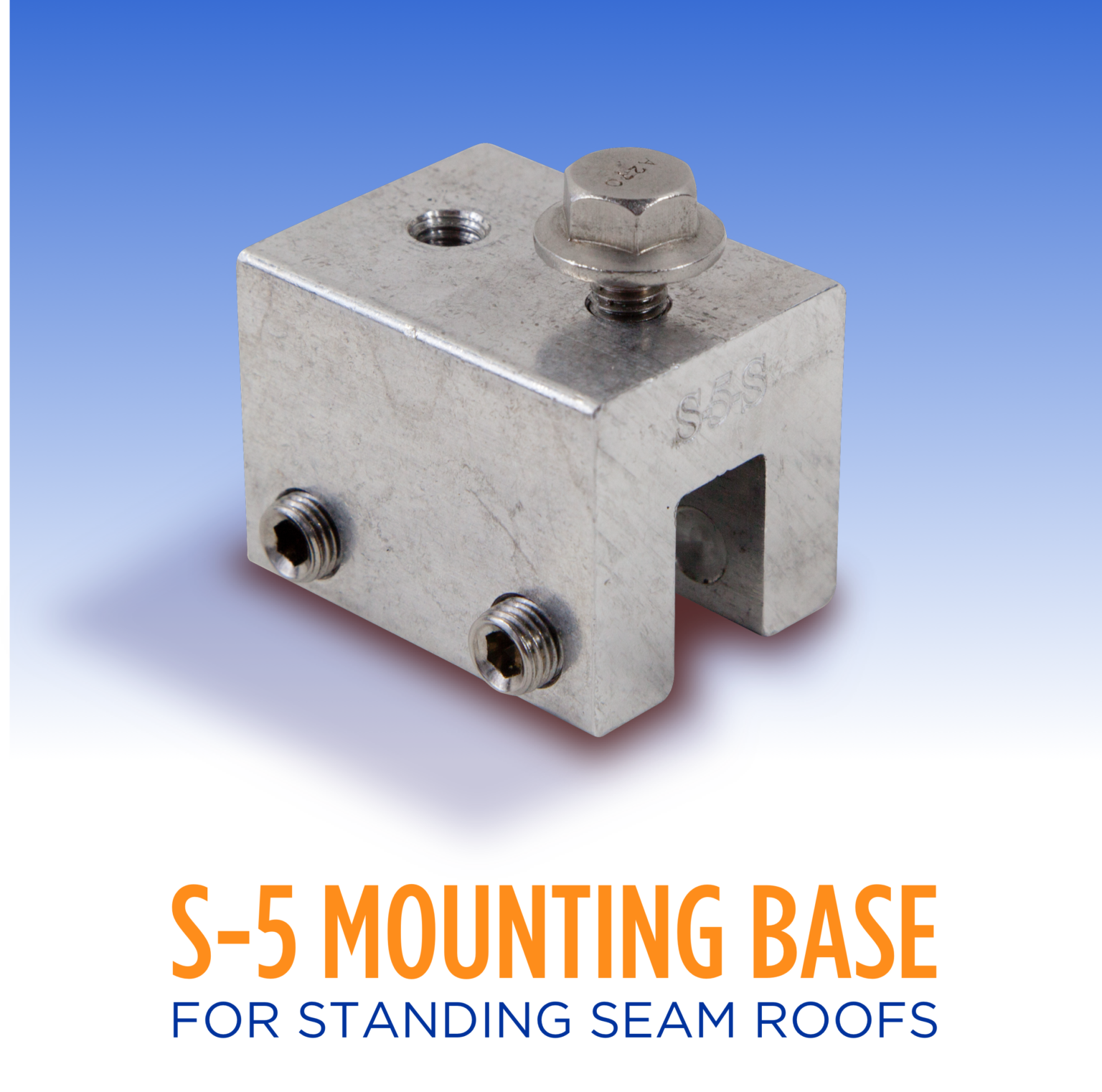 S5 Standing Seam Roof Mounting Base Clamp - Heat Cable Store